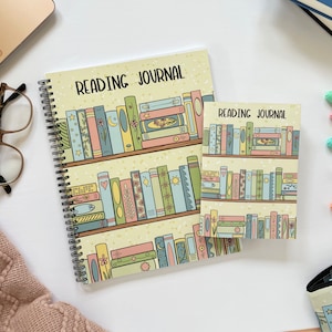 Mini Reading Journal, 5x7 Inch Mini Journal for Readers, Track up to 30 ...