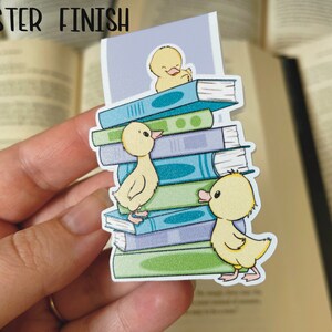 Ducks and Books Magnetic Bookmark, Adorable Spring Themed Bookmark - Etsy