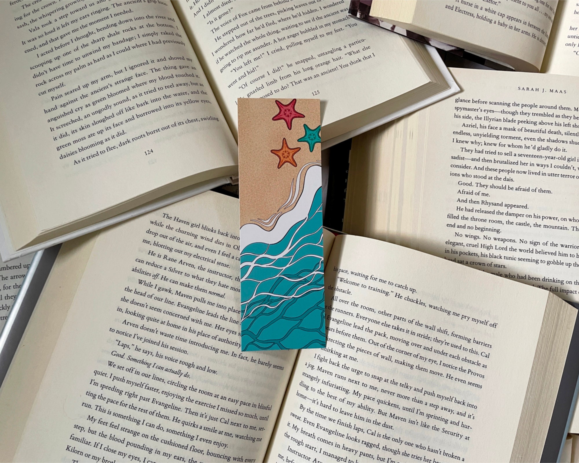 Ocean Bookmark, Summer Themed Bookmark for Beach Reads - Etsy