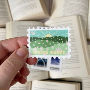 Sarah J Maas Universe Sticker Sheet Five Waterproof Stickers of Stamps ...