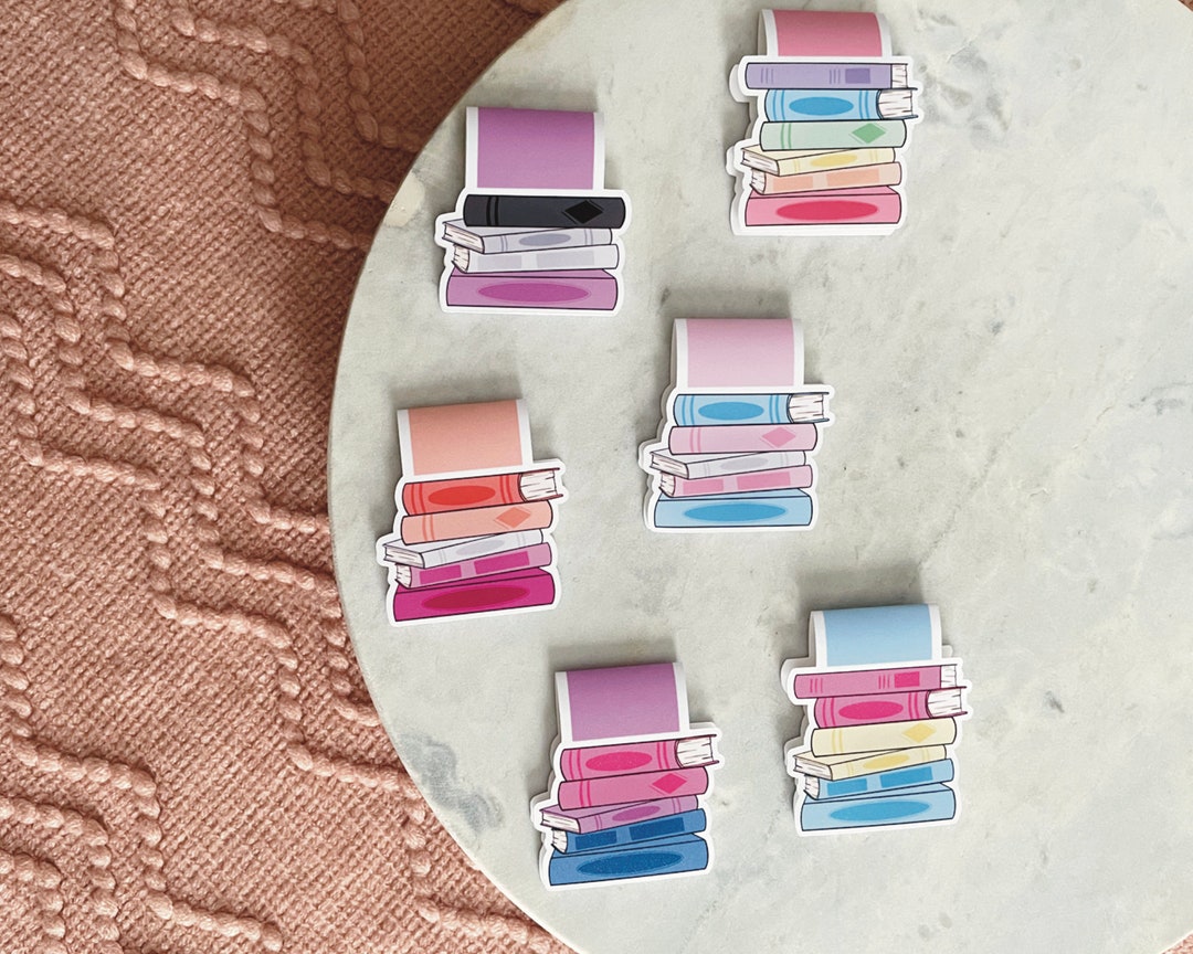 Pride Book Stack Magnetic Bookmarks, Gay Pride, Bisexual Pride ...