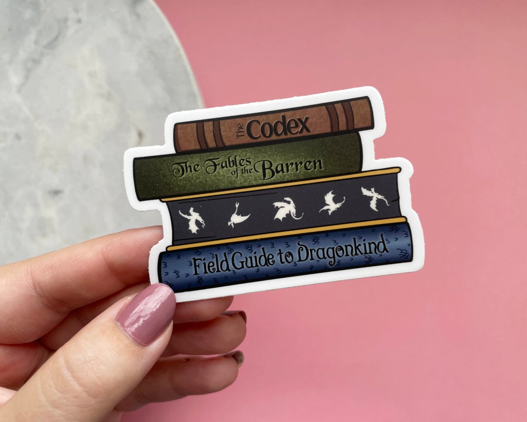 Violet's Books Fourth Wing Sticker, Officially Licensed Merch, Sticker ...