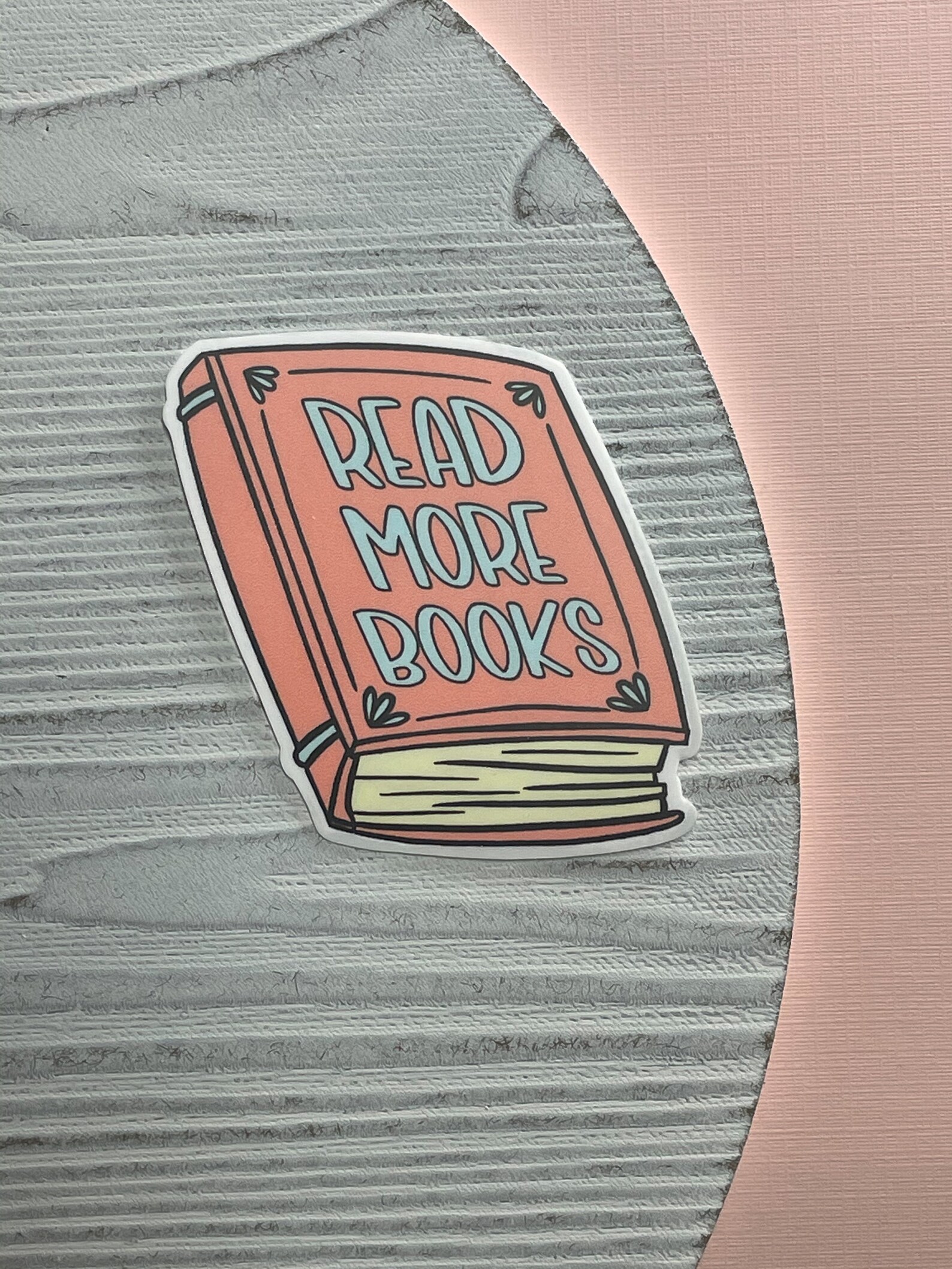 Read More Books Sticker Gift for Book Lovers Bookish Sticker | Etsy