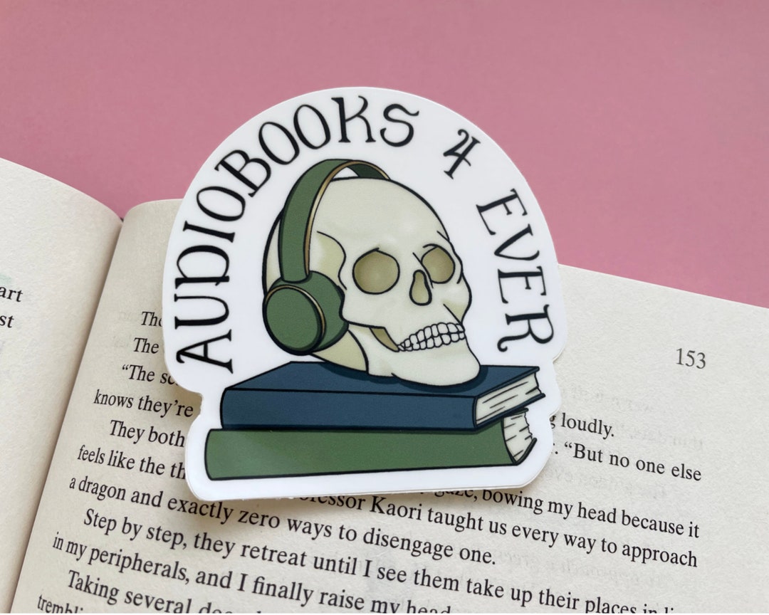 Audiobooks 4 Ever, Vinyl Sticker for Audiobook Lovers - Etsy