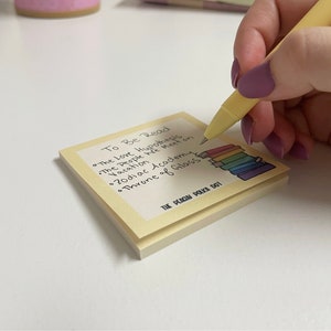 Rainbow Book Stack Stationery Gift Bundle, Note Pad Post It Note and ...