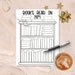 Printable Book Tracker for 2024, Printable Bookshelf, Book Log for ...