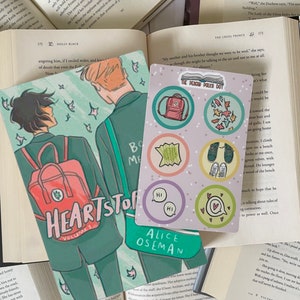 Heartstopper Inspired Sticker Sheet, Pastel Graphic Novel Stickers ...