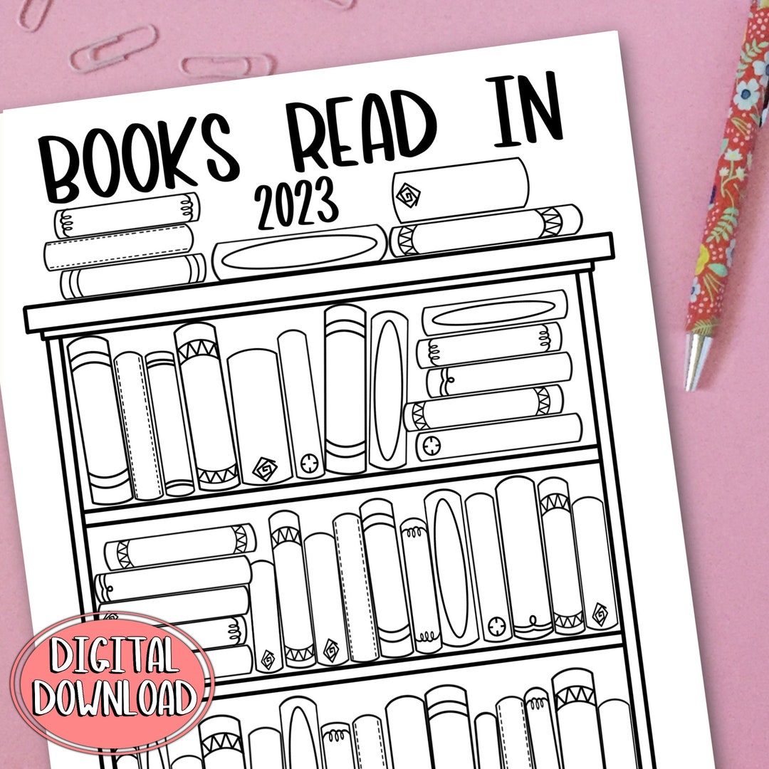 8.5x11 Books Read in 2023, Printable Book Tracker, Bullet Journal ...