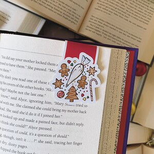Gingerbread Cookie Magnetic Bookmark, Cute Magnetic Bookmark for ...