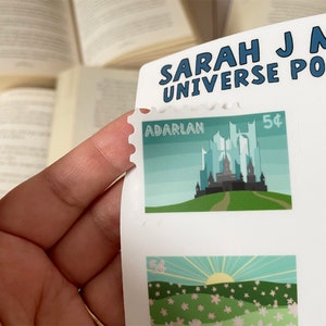 Sarah J Maas Universe Sticker Sheet Five Waterproof Stickers of Stamps ...