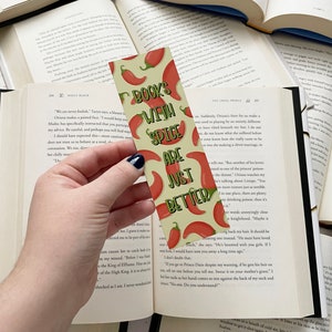 Books With Spice Are Just Better Bookmark, Bookmark for Reader of Spicy ...