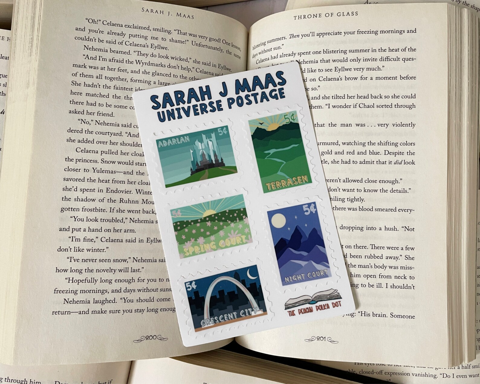 Sarah J Maas Universe Sticker Sheet Five Waterproof Stickers - Etsy