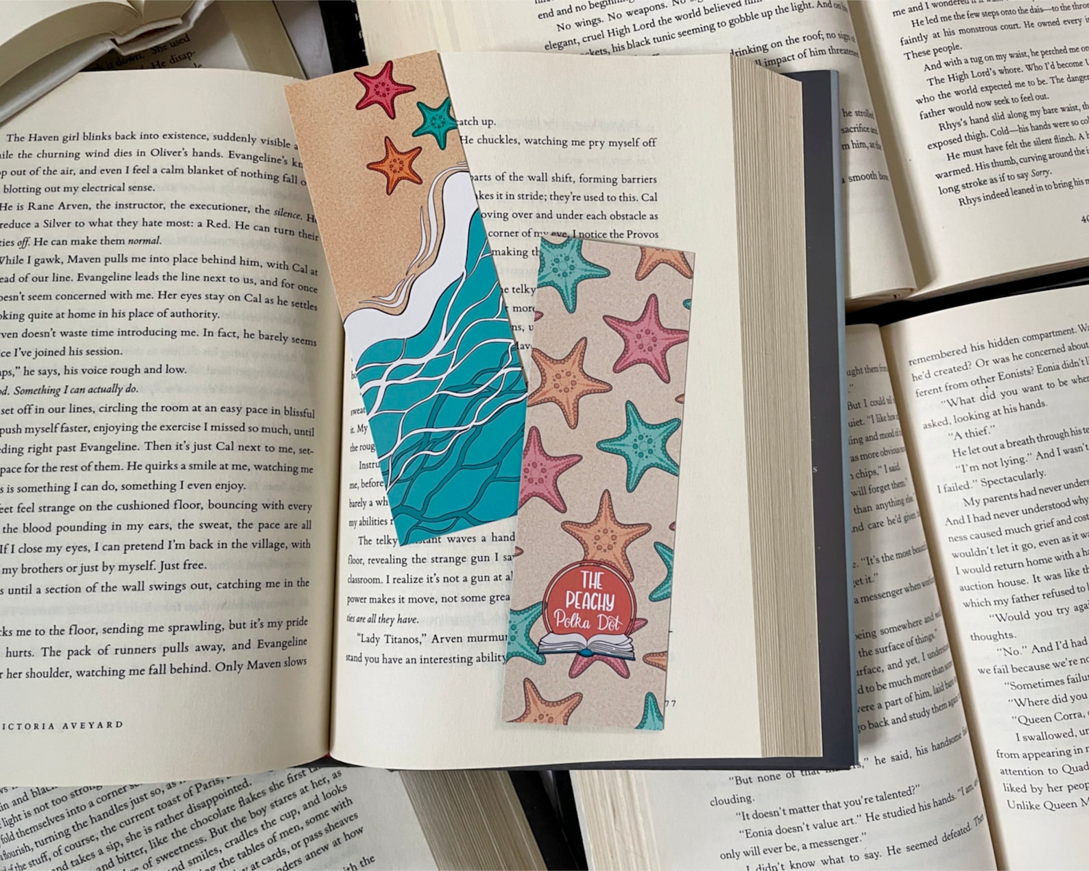 Ocean Bookmark, Summer Themed Bookmark for Beach Reads - Etsy