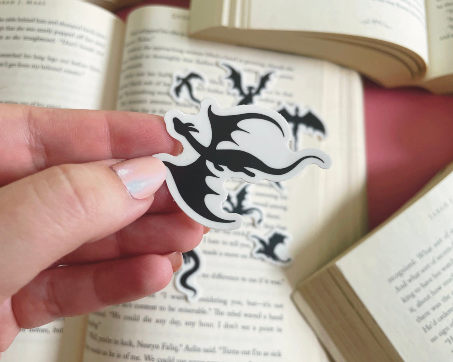 Mini Dragon Sticker Pack, 8 Mini Vinyl Stickers, Dragon Silhouette ...