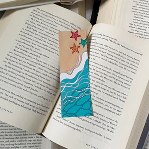 Ocean Bookmark, Summer Themed Bookmark for Beach Reads - Etsy
