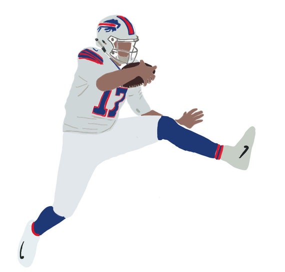 Josh Allen Png for Sticker Hand Drawn - Etsy Sweden