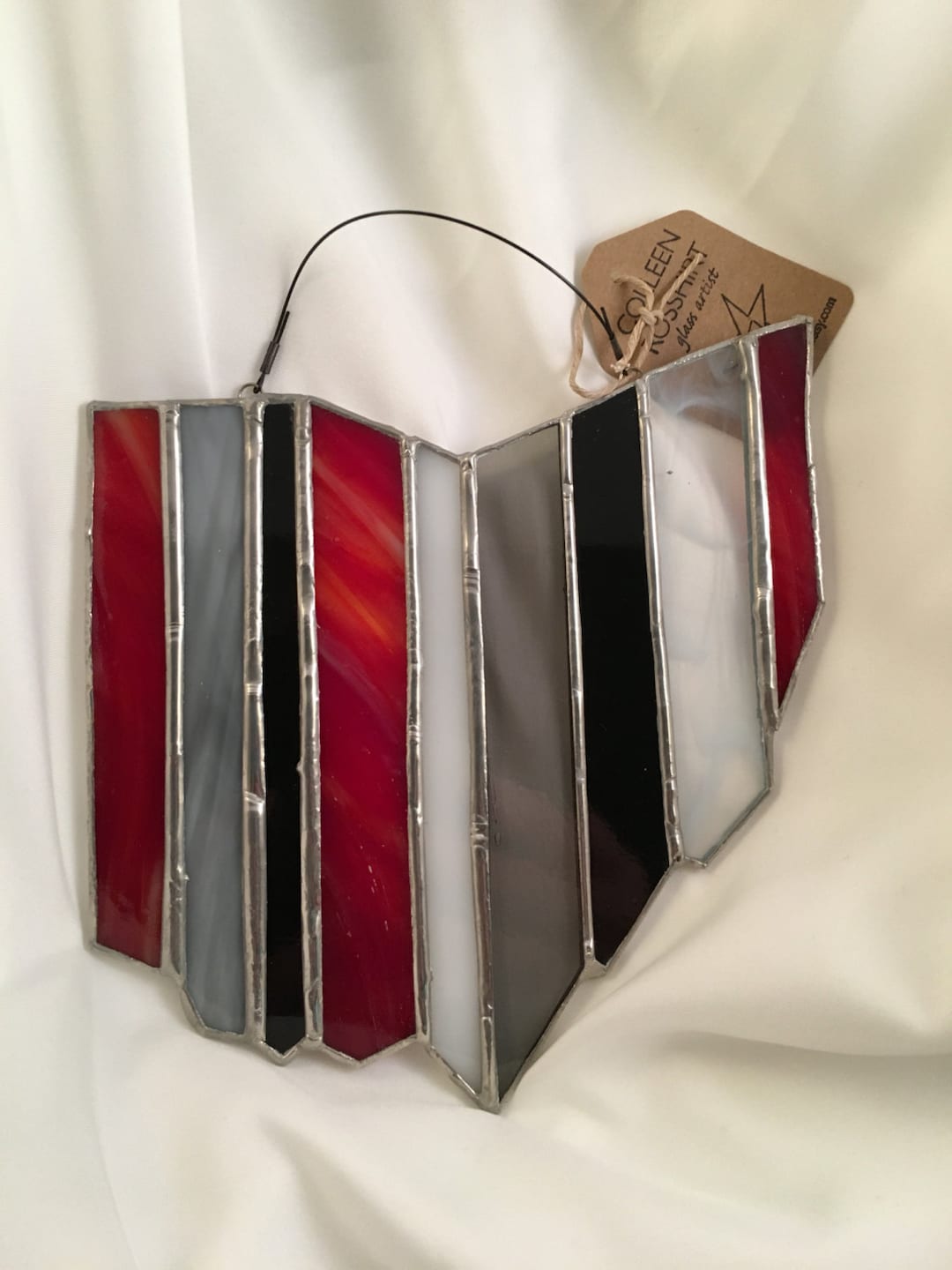 Beautiful OSU Colored Stained Glass Ohio / Ohio State Buckeyes Art - Etsy