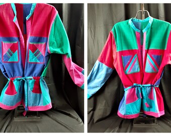 70s Patchwork Coat - Etsy