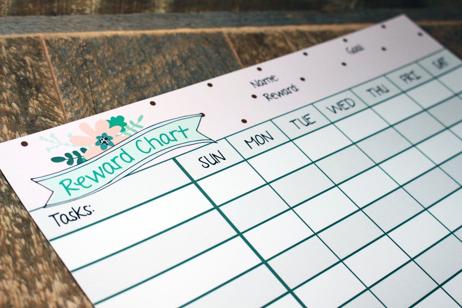 Magnetic Daily Tasks Rewards Chart, Customizable Dry Erase Reward Chart ...