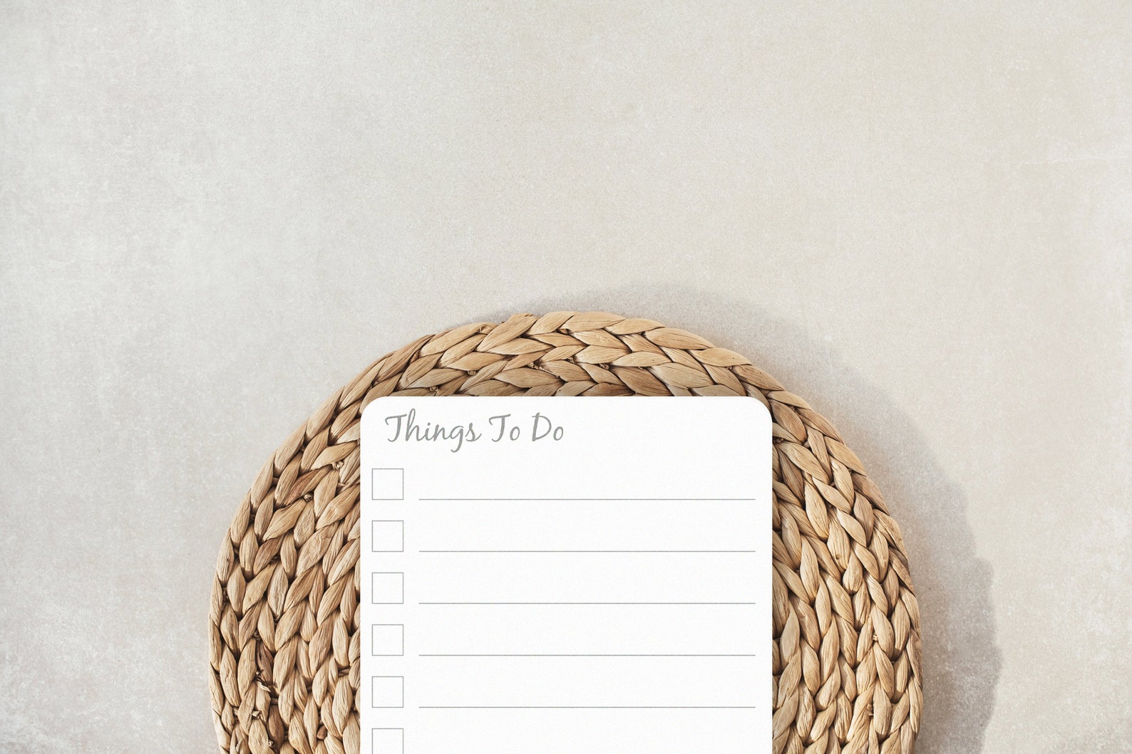 Dry Erase Magnetic to Do List Simple Minimalist Daily - Etsy
