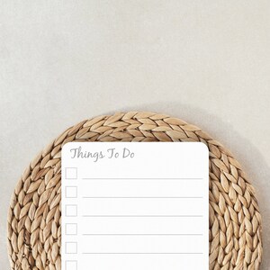 Dry Erase Magnetic to Do List, Simple Minimalist Daily Planner ...