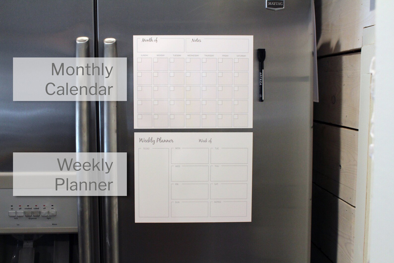 Dry Erase Magnetic to Do List Simple Daily Planner Reusable - Etsy