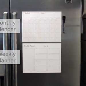 Dry Erase Magnetic to Do List Simple Daily Planner Reusable - Etsy