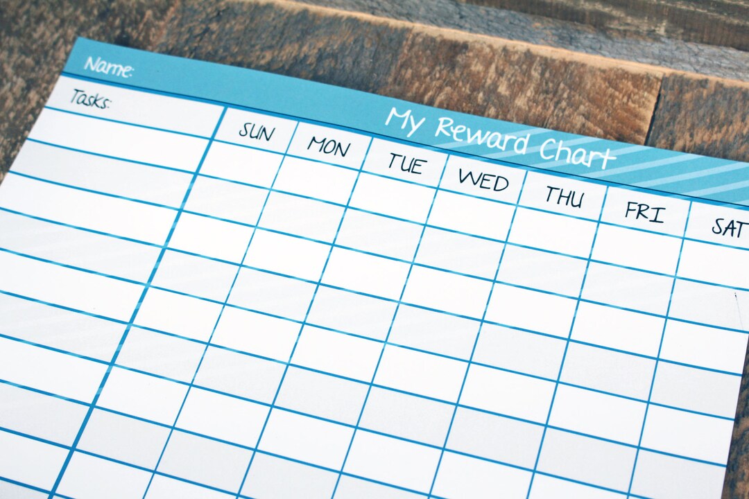 Magnetic Daily Tasks Rewards Chart, Customizable Dry Erase Reward Chart ...