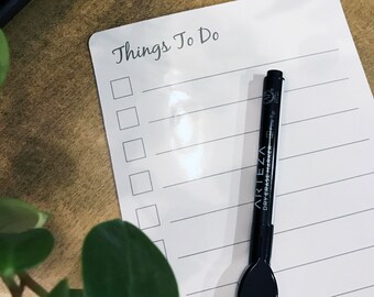 Magnetic to Do List | Etsy