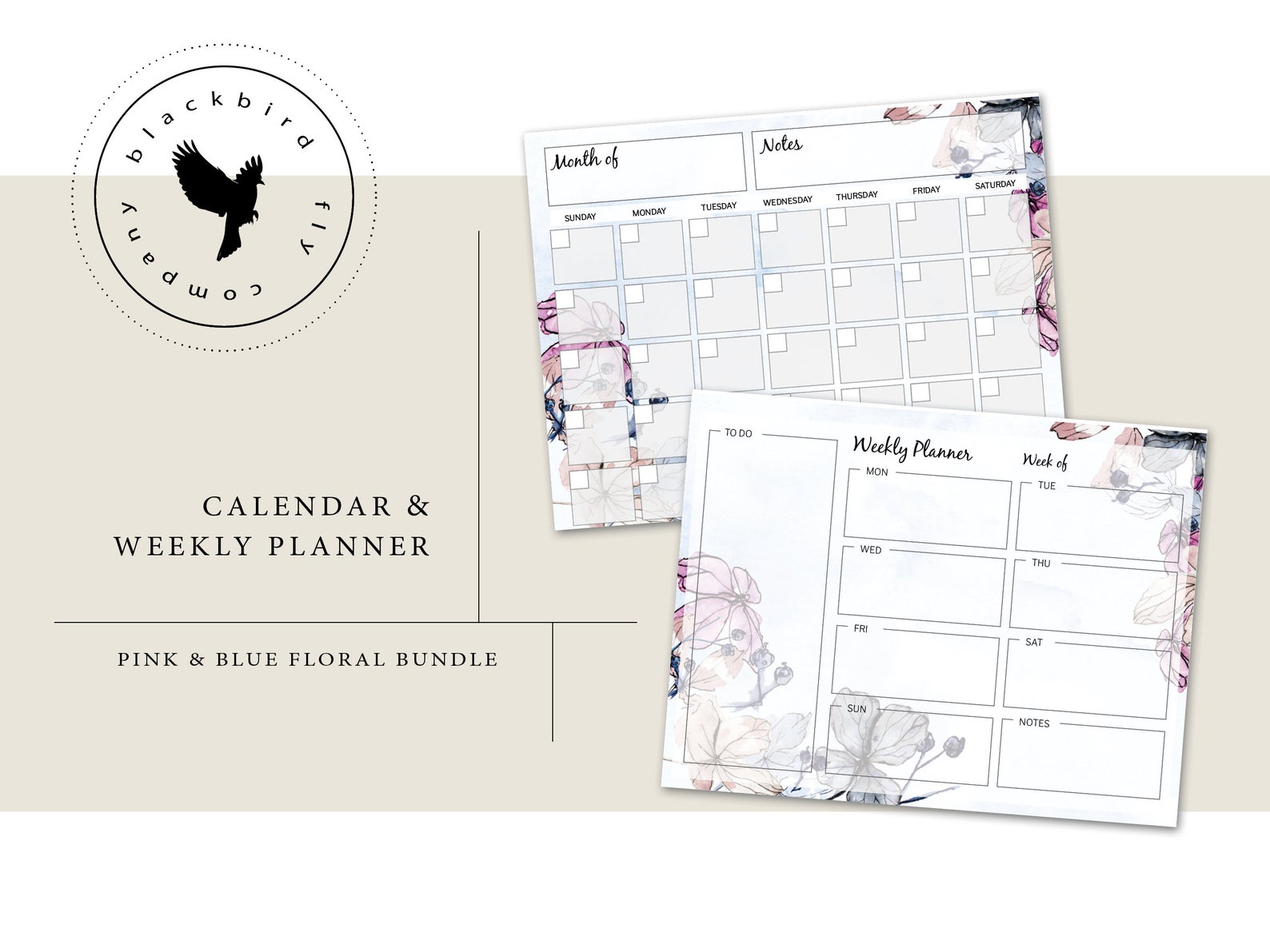 Pink and Blue Floral Magnetic Daily Tasks Chart Dry Erase - Etsy