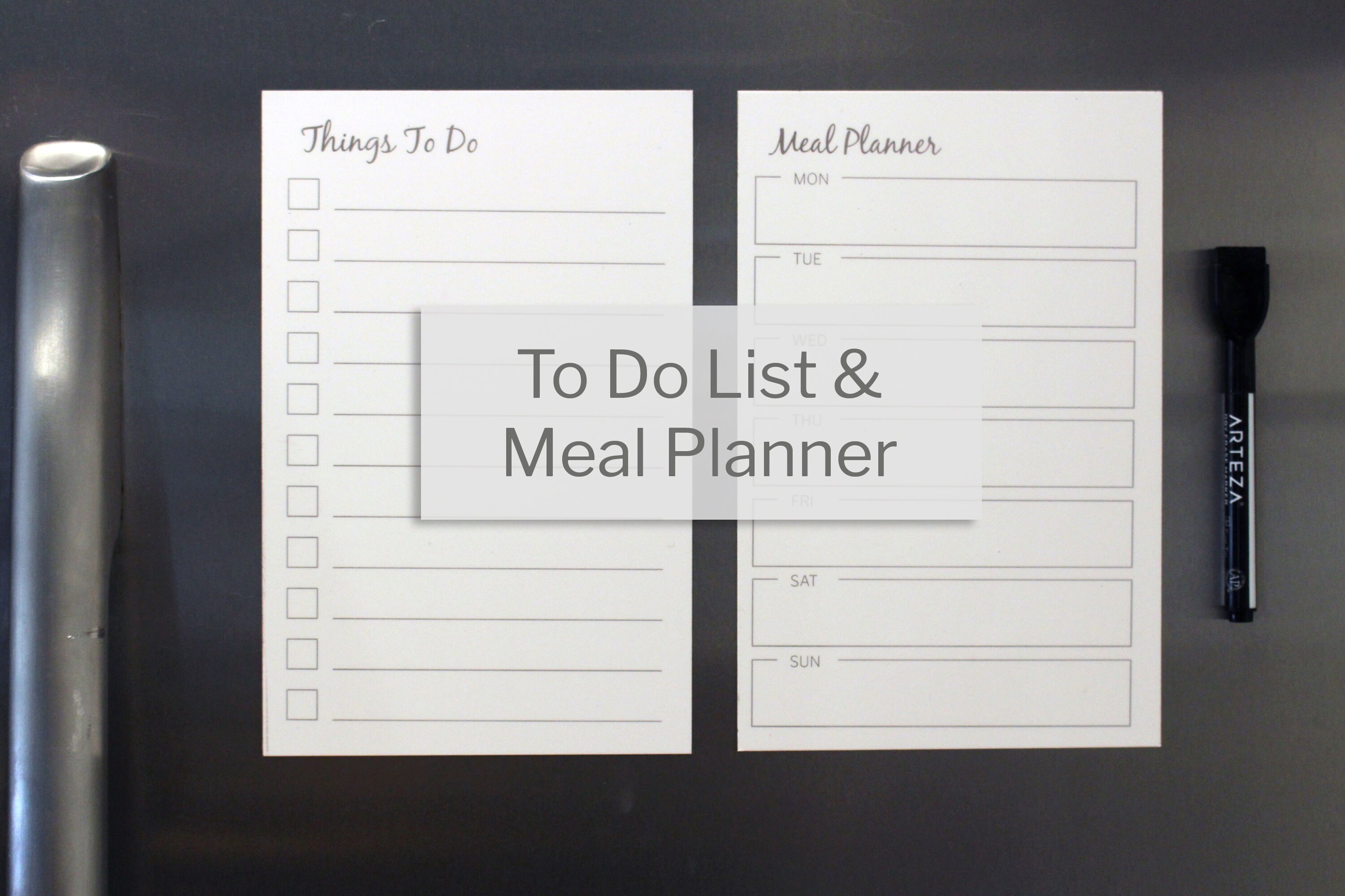 Home School Dry-Erase Task Magnet Chart Re-usable Weekly | Etsy