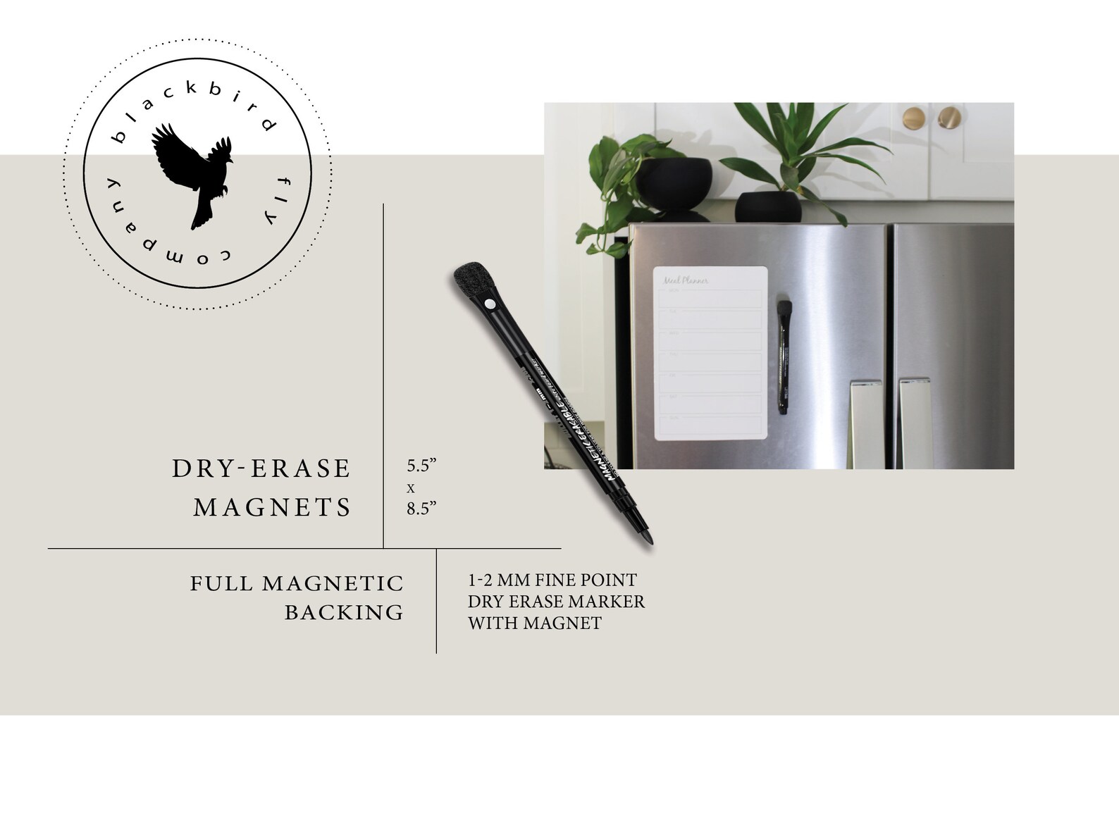Dry Erase Magnetic to Do List Simple Minimalist Daily - Etsy