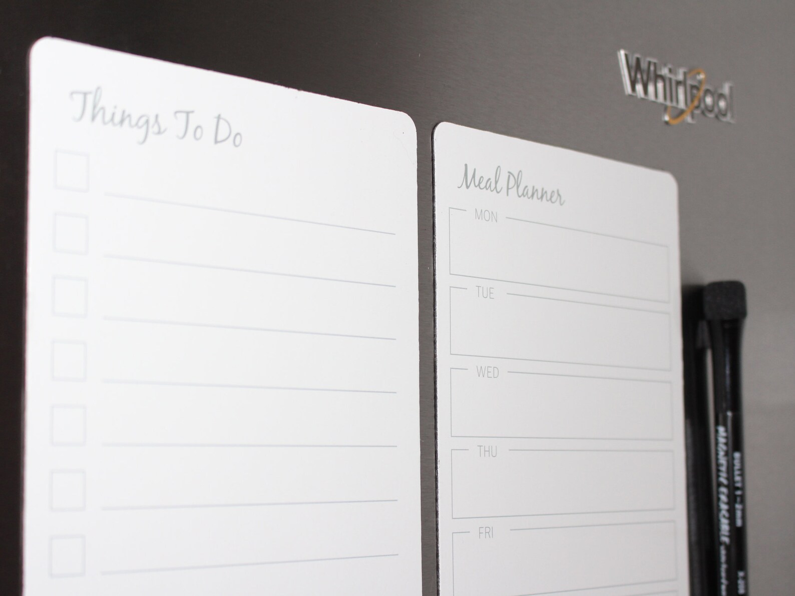 Dry Erase Magnetic to Do List Simple Daily Planner Reusable - Etsy