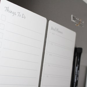 Dry Erase Magnetic to Do List Simple Daily Planner Reusable - Etsy