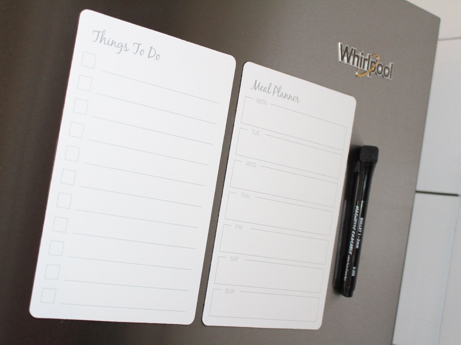 Dry Erase Magnetic to Do List Simple Daily Planner Reusable - Etsy
