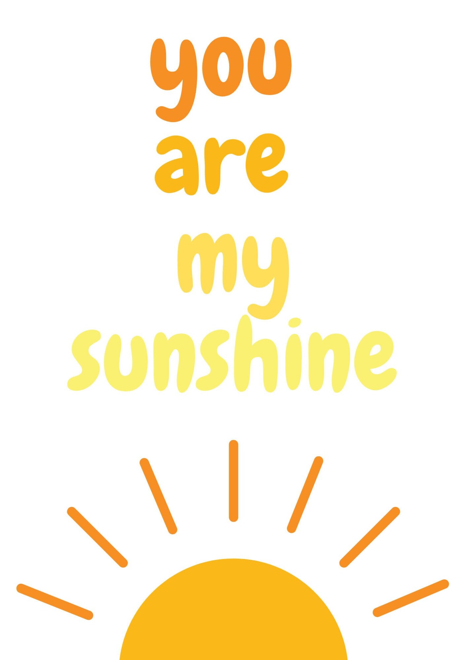 You Are My Sunshine, Teacher Wall Art, Classroom Decor, Playroom Decor ...