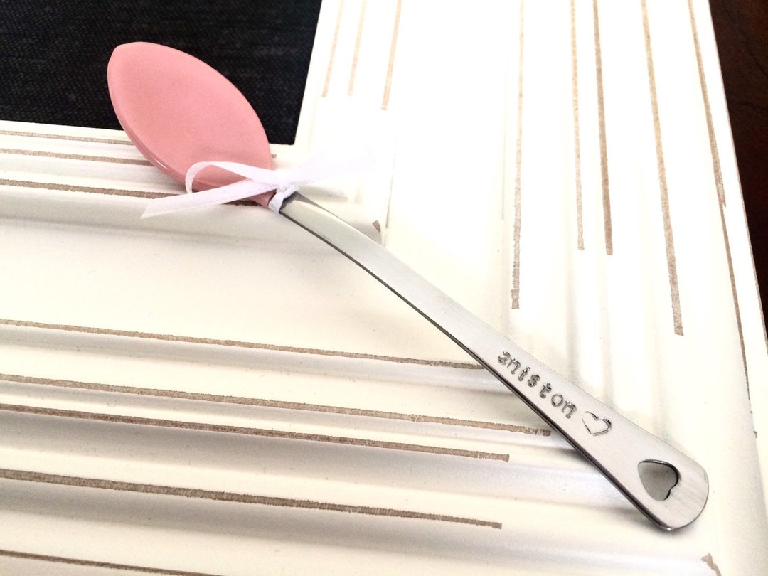 Personalized Baby Spoons Keepsake Baby Spoon Hand Stamped Baby Spoon ...
