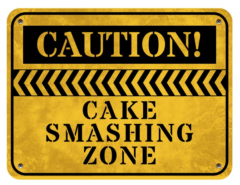 Construction Cake Smash Sign Birthday Theme for Boys Party - Etsy