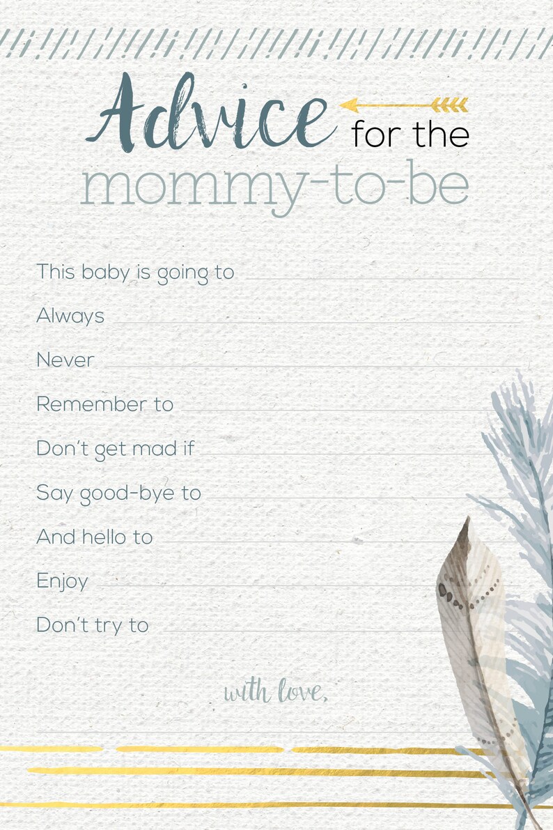 Well Wishes Sign Advice for parents sign Baby Shower Signs | Etsy