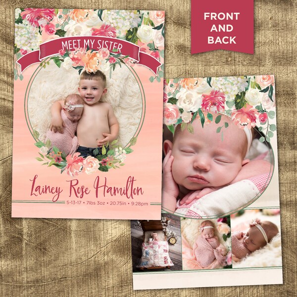 Welcome Baby Brother Card - Etsy