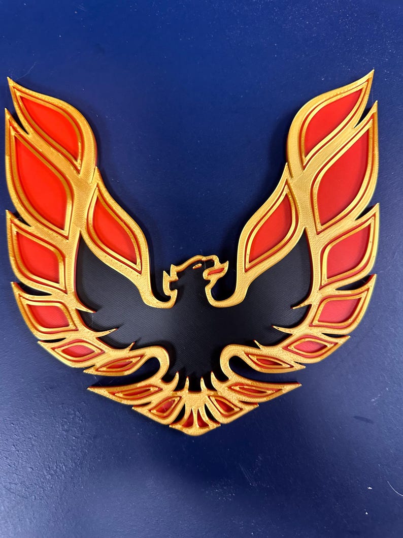 Pontiac Firebird Trans Am 3d Printed Logos/magnets - Larger Formats ...