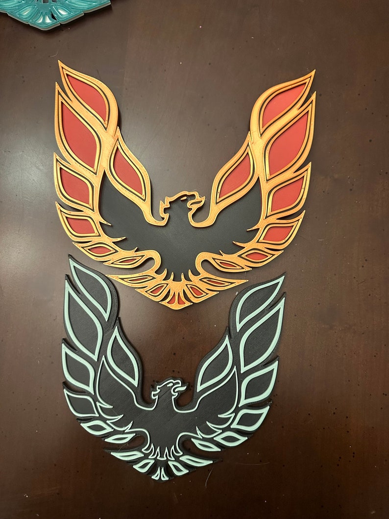 Pontiac Firebird Trans Am 3d Printed Logos/magnets Larger Formats. Both ...