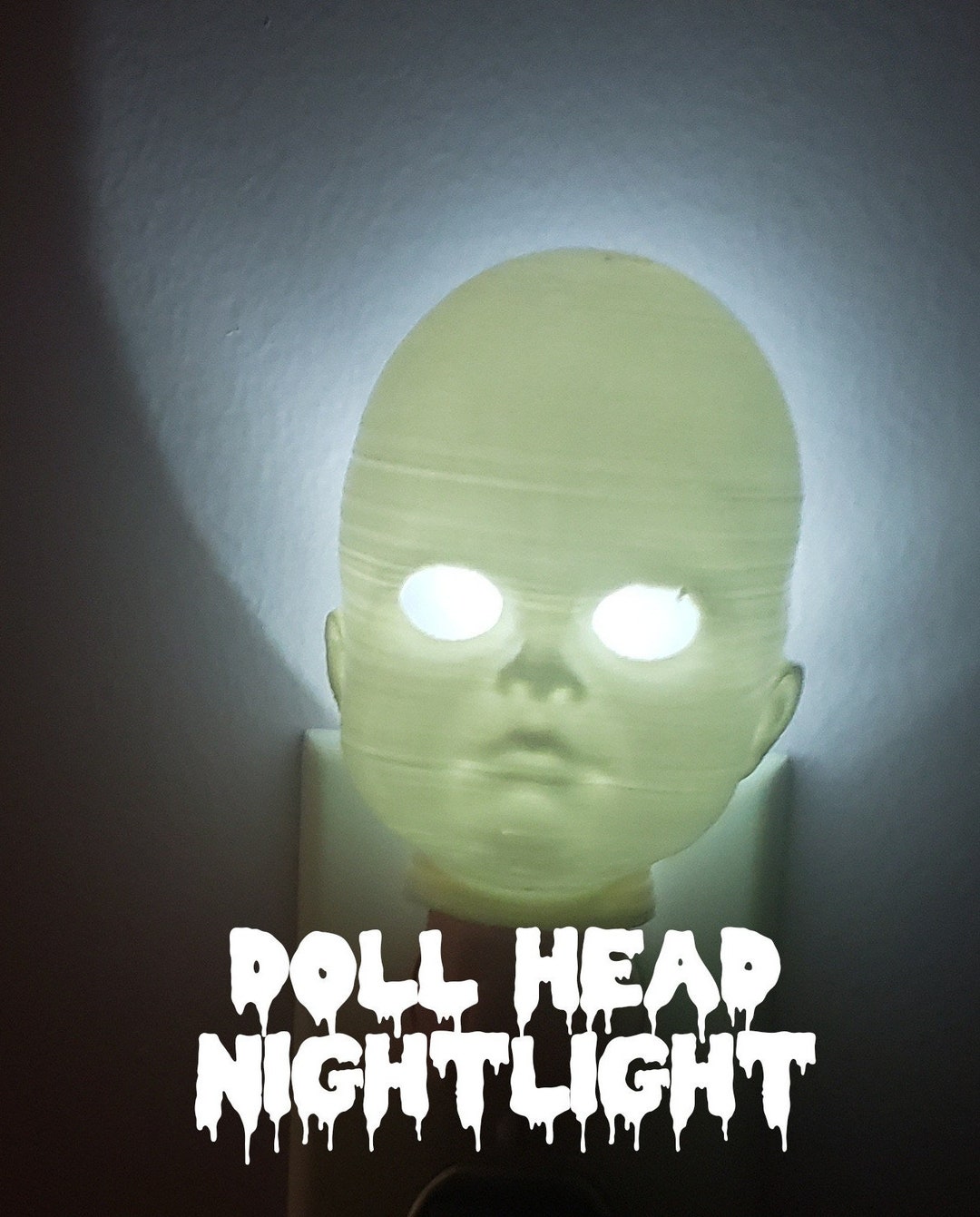 Creepy Doll Head Nightlight - Etsy
