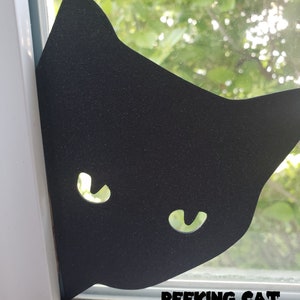 Guard Black Cat Window Peekers - Etsy