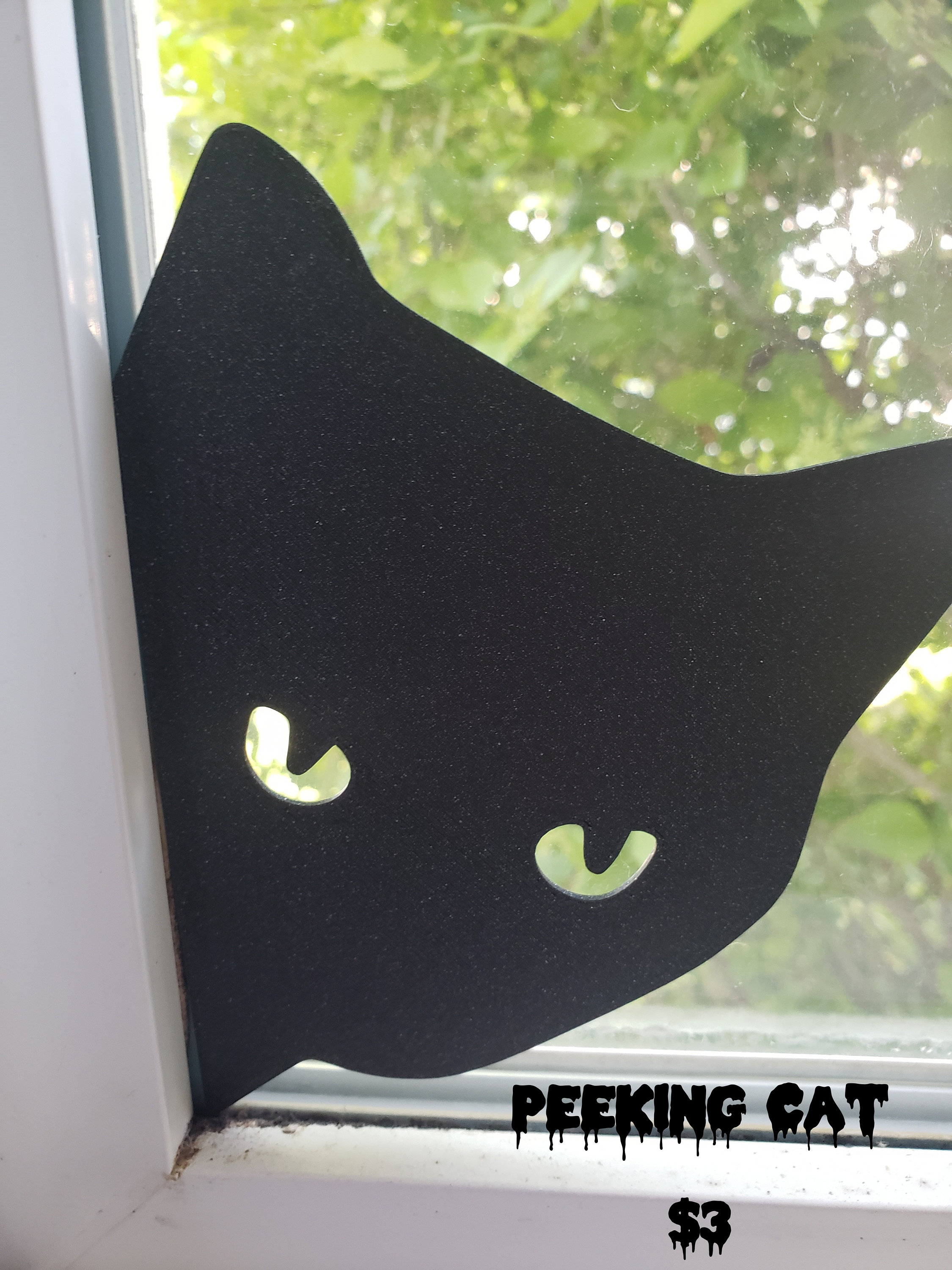 Guard Black Cat Window Peekers - Etsy