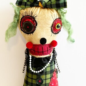 Weird Sweet Odd Bizarre Doll Handmade Textile Art Doll Primitive Folk ...