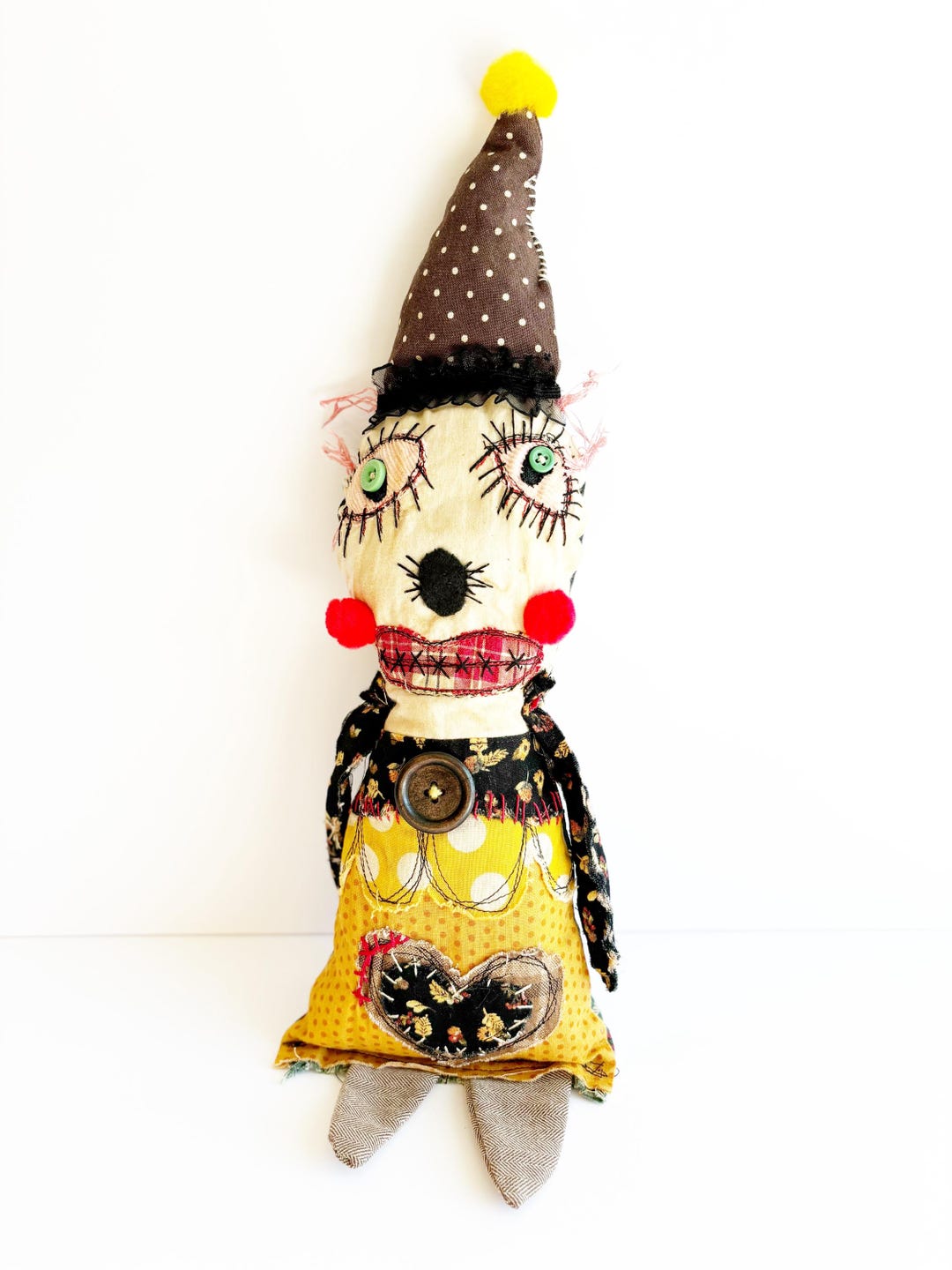 Weird Odd Sweet Bizarre Doll Dollyzemomma Folk Art Outsider Art Doll ...