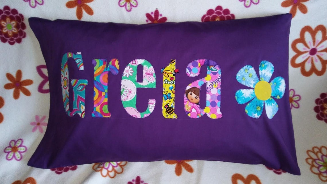 Kids Personalized Pillow Case, Custom Name Pillow Case, Great Gift - Etsy