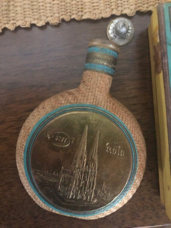 RARE German 4711 Perfume Bottle with Koln Cathedral - Gem