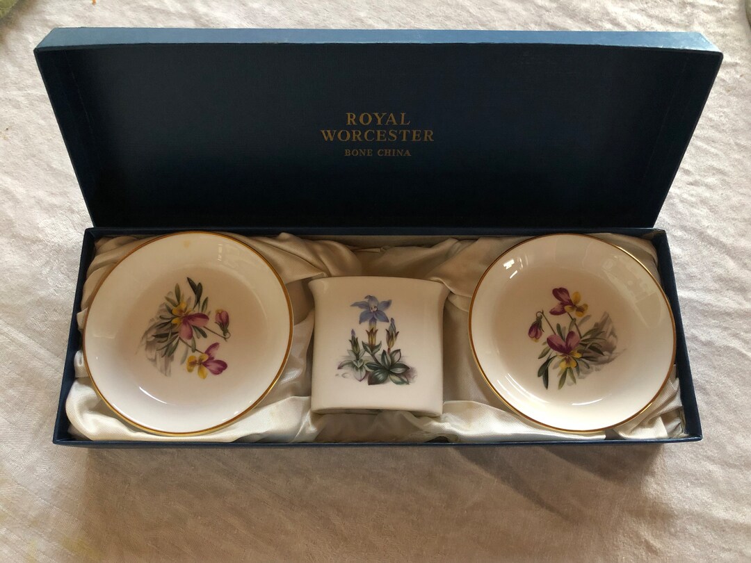 Royal Worcester Bone China Set-mini - Etsy